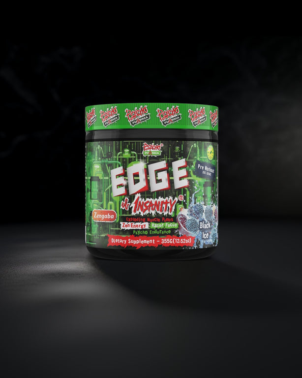 Edge of Insanity | High Stimulant Pre-Workout – Psycho Pharma