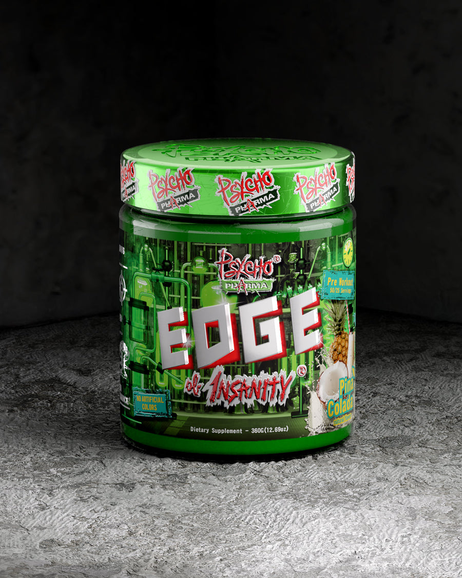 Edge of Insanity by Psycho Pharma | #1 Strongest Pre Workout Supplement