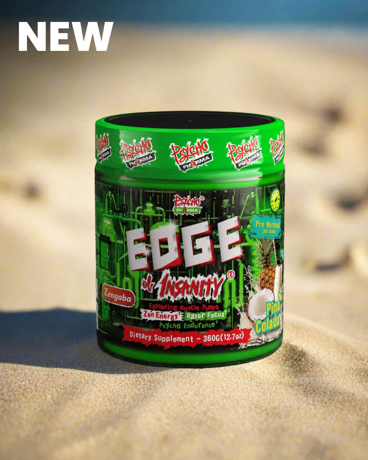 Edge of Insanity by Psycho Pharma | #1 Strongest Pre Workout Supplement