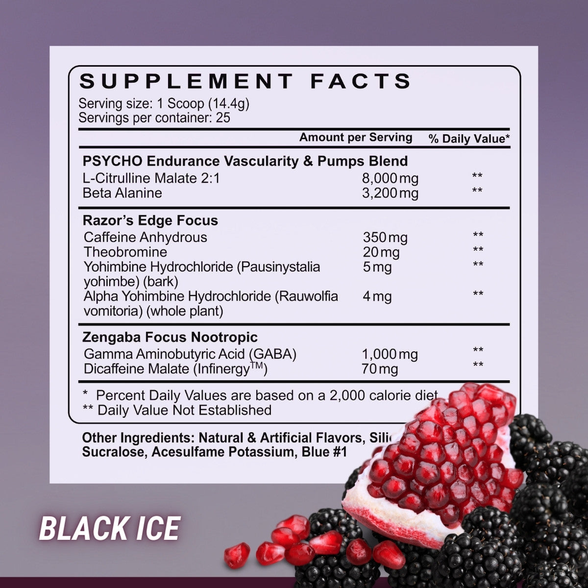 Edge of Insanity | High Stimulant Pre-Workout – Psycho Pharma